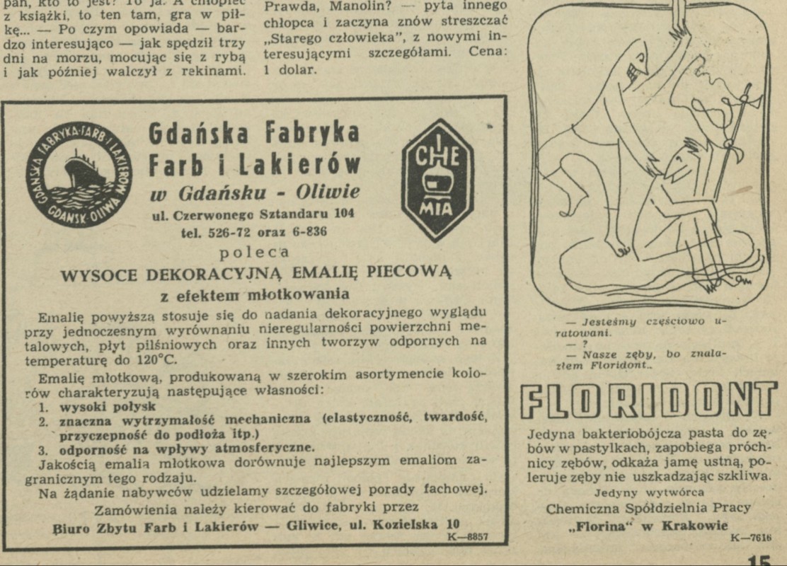 Stare reklamy (25 stycznia 1959) - Archiwum - Kwartalnik Przekrój